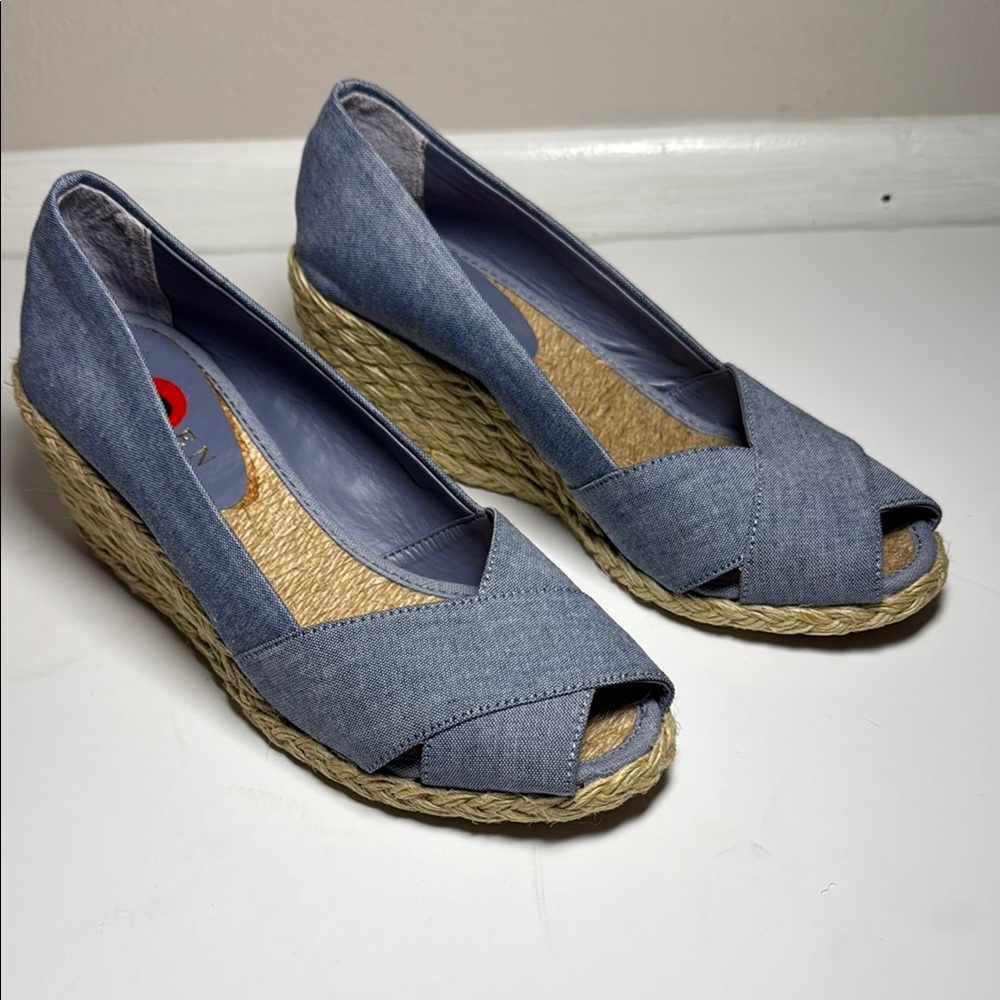 Lauren Ralph Lauren Cecilia Periwinkle Blue Shoes Esp… - Gem